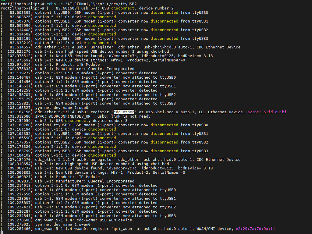 求助 EM05模块 qmi_wwan 可以正常上网，cdc_ether不行。 - 驱动相关 - 移远支持社区